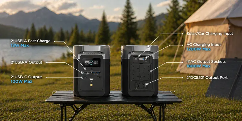 EcoFlow Delta 2 review: 50-min charge, 13 ports, UK tested
